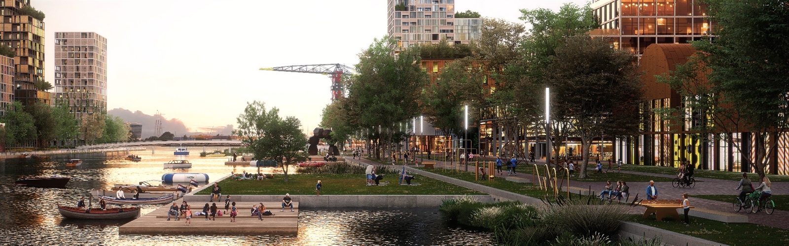 Oever Johan van Hasseltkanaal Amsterdam wordt groene boulevard - Land+Water