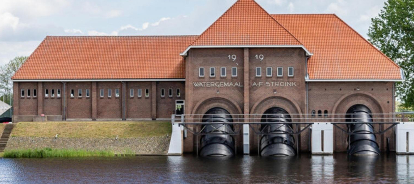 Renovatie monumentale gemaal A.F. Stroink - Land+Water