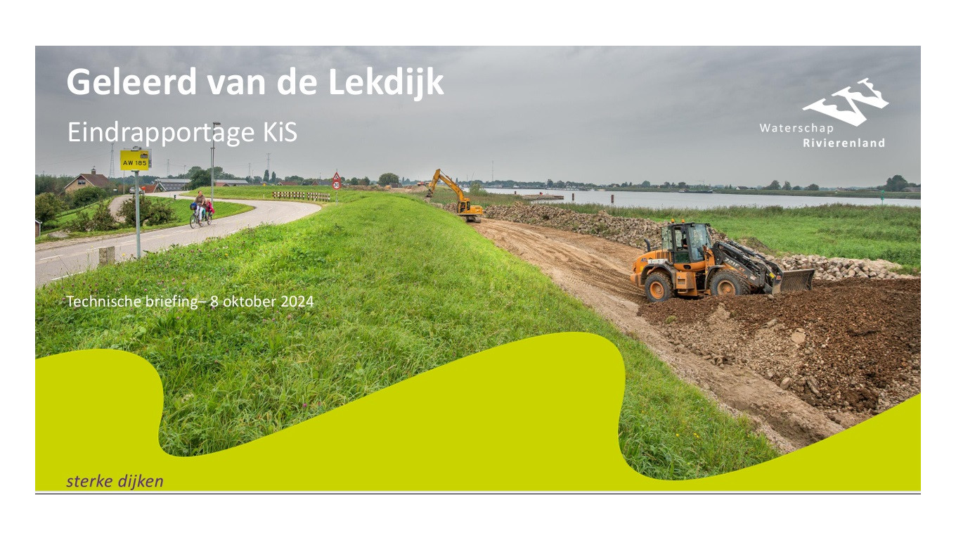 Eindrapport dijkversterking Lekdijk - Land+Water